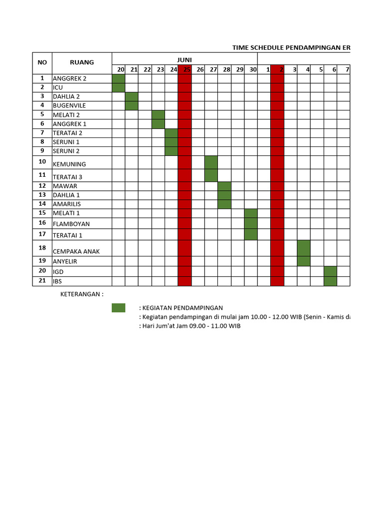 Time Schedule Level 2 | PDF