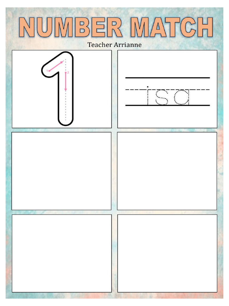 number-match-ready-to-print | PDF