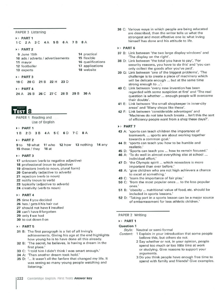 Exam Essential AK T7 | PDF