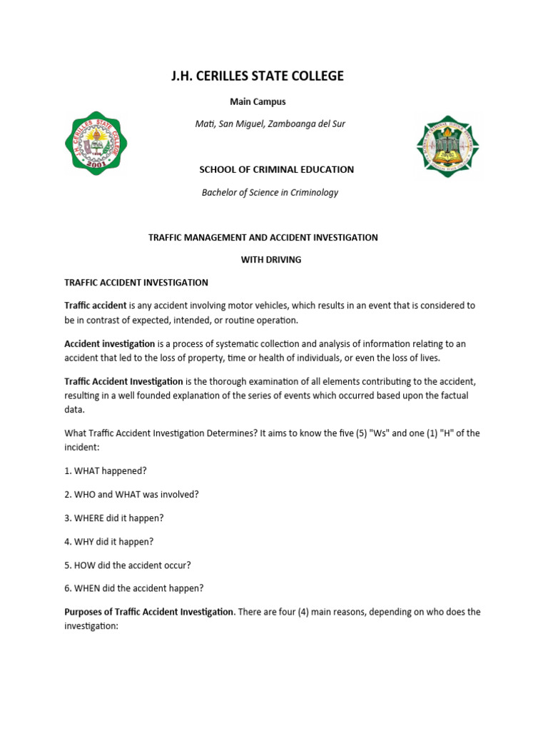 CDI4 | PDF | Traffic Collision | Traffic