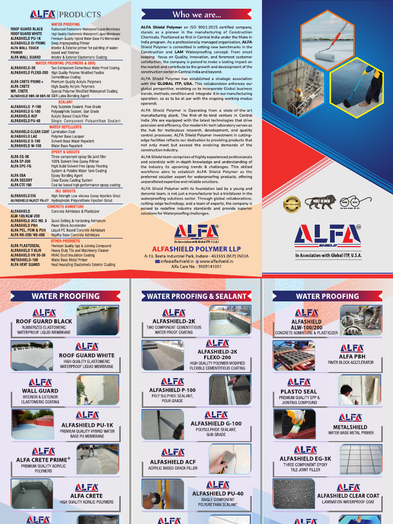 Trifold Alfashield Brochure Fi Most CTC | PDF