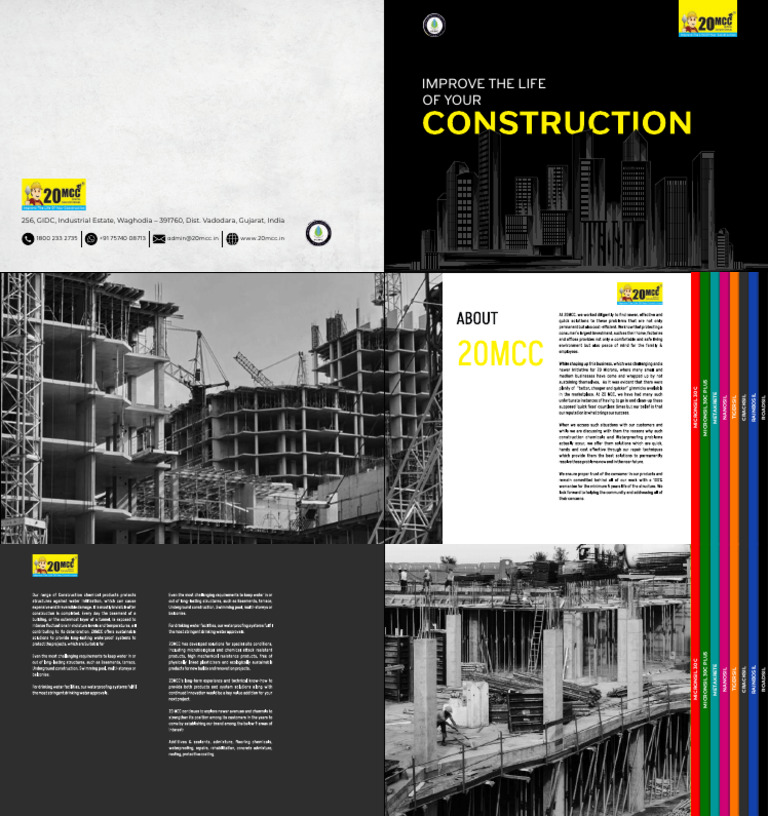 20MCC New Brochure Compressed-Compressed | PDF | Concrete | Plaster