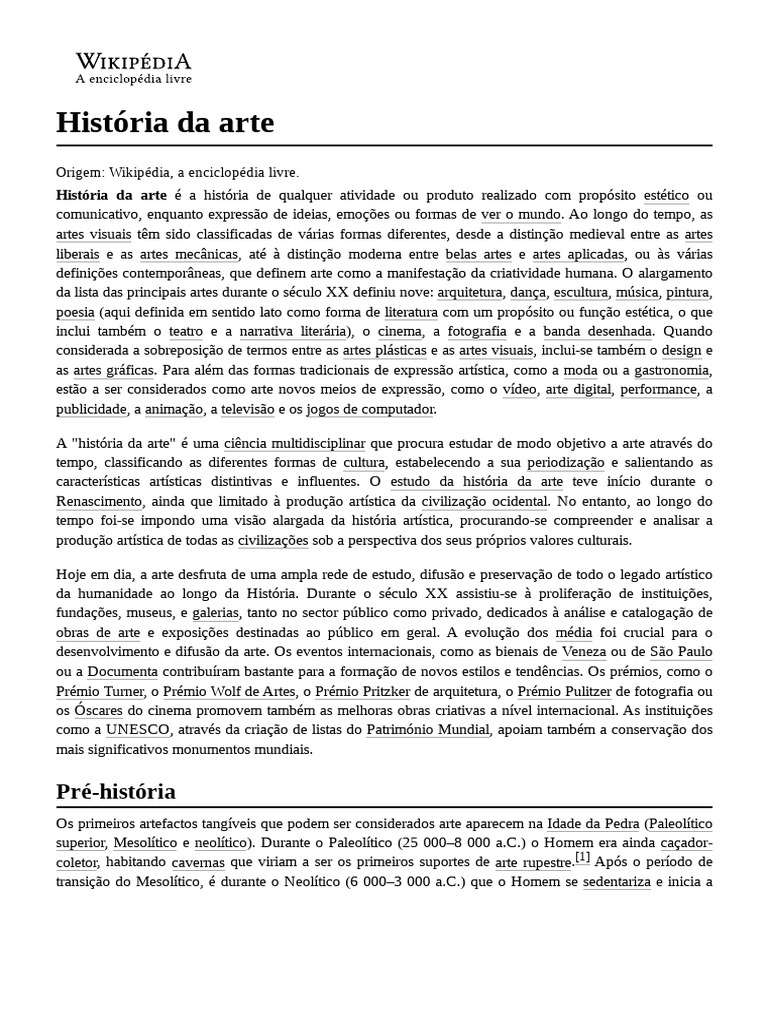 História Da Arte | PDF