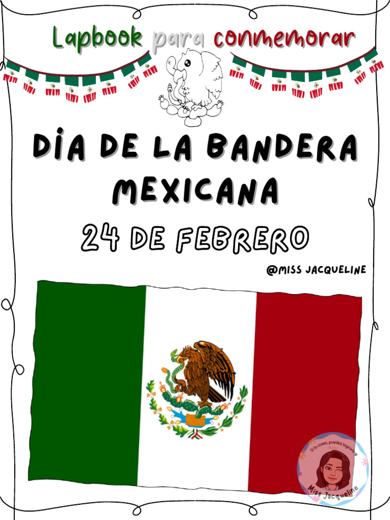 Lapbook Día de La Bandera - Miss Jacqueline | PDF | México