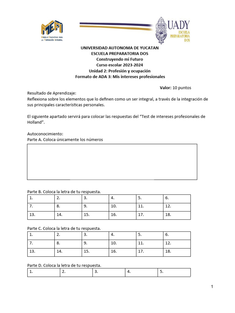 ADA 3 - Formato 2024 | PDF