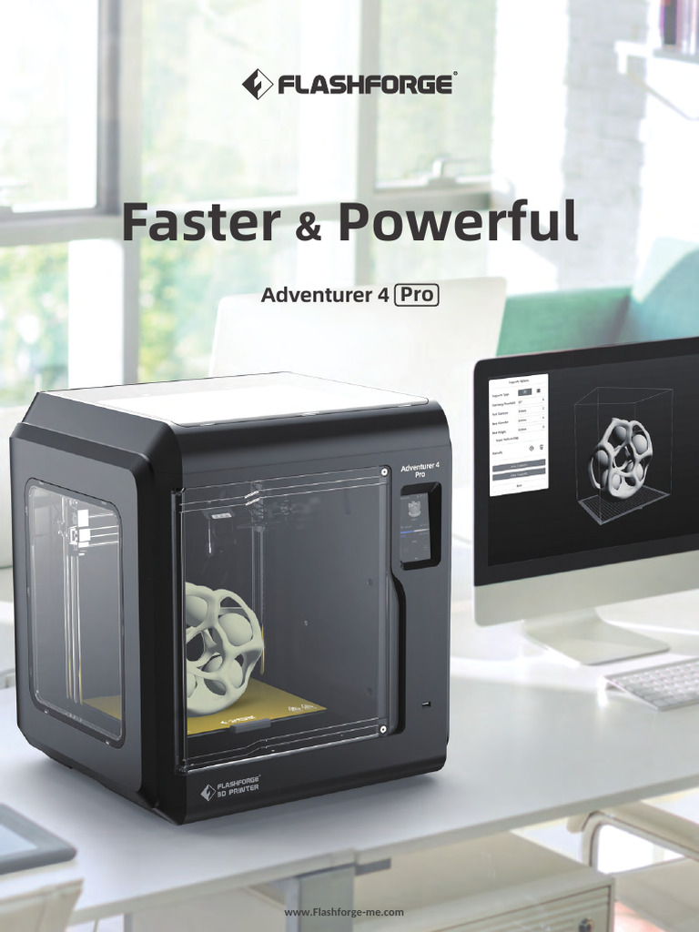 Flashforge Adventurer 4 PRO Brochure - FF-ME | PDF | Extrusion ...