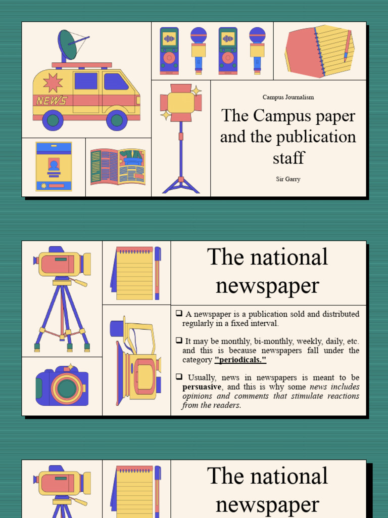 Understanding Campus Journalism Basics | PDF | Newspapers | Human ...