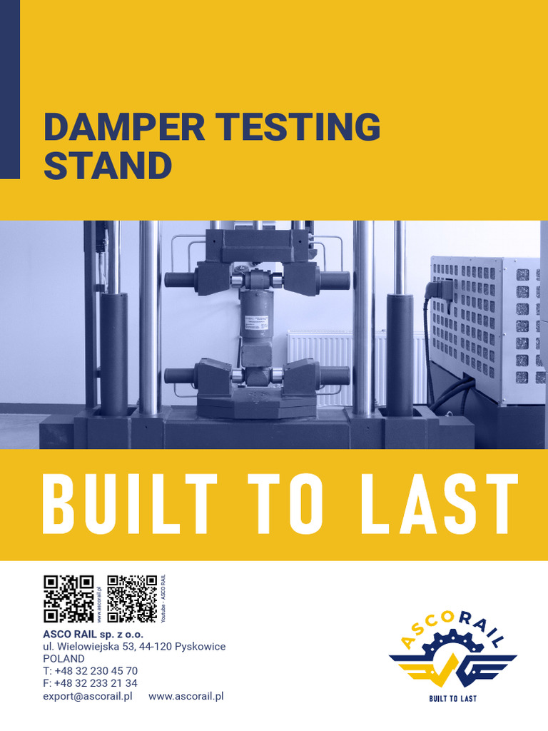 Damper Testing Stand en | PDF | Technology & Engineering