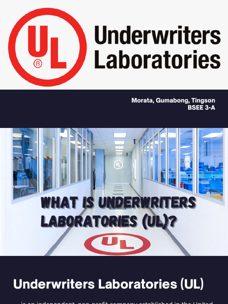 Underwriters Laboratory | PDF