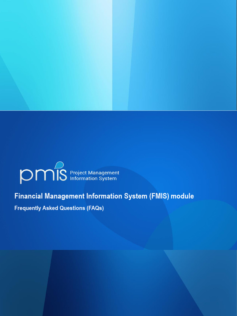 FMIS FAQs for Project Leaders | PDF | Faq | Software