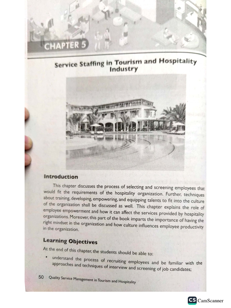 Chapter 5 Service Staffing in Tourism and Hospitality Industry | PDF
