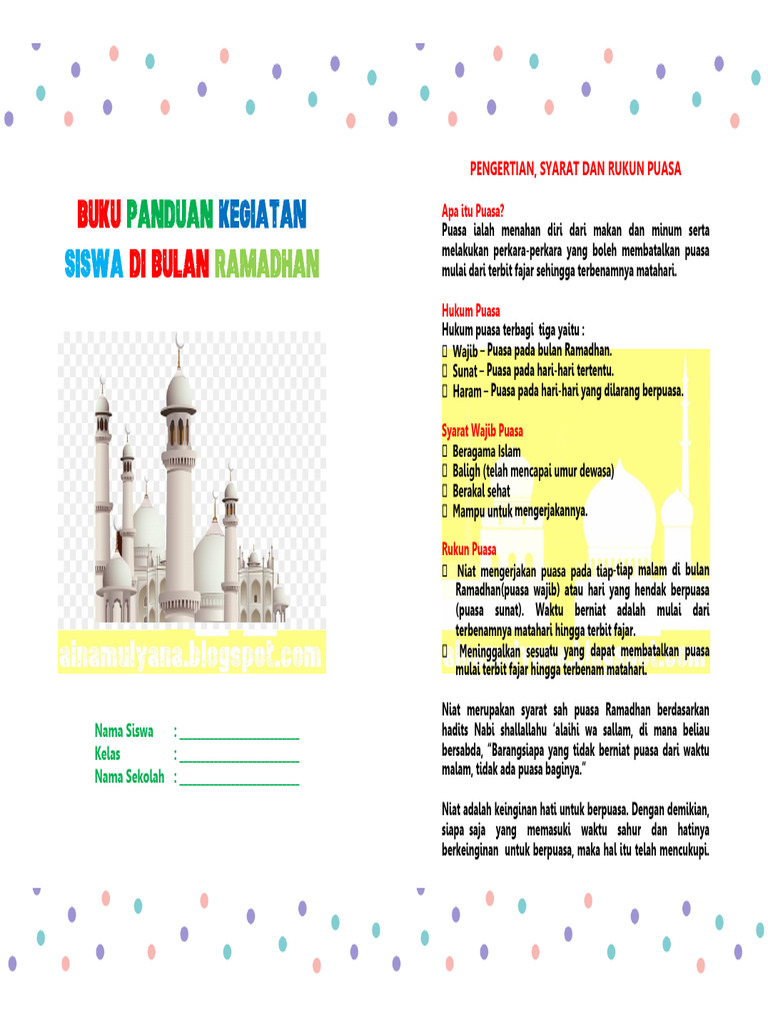 Buku Panduan Ramadhan | PDF