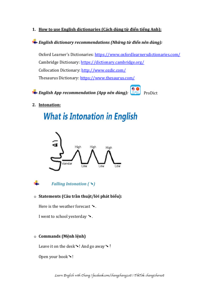 Intonation | PDF