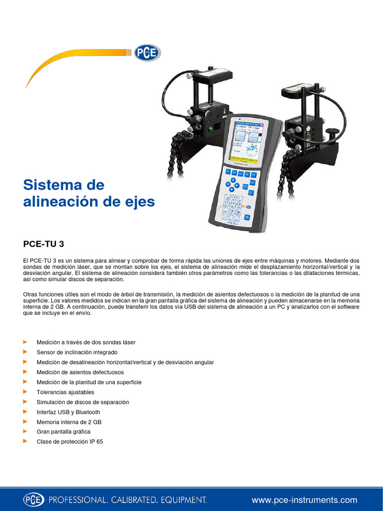 Hoja Datos Pce Tu 3 | PDF | Medición | Hardware de la computadora