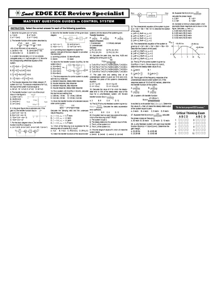 Control System Guides | PDF | Damping | Computer Engineering