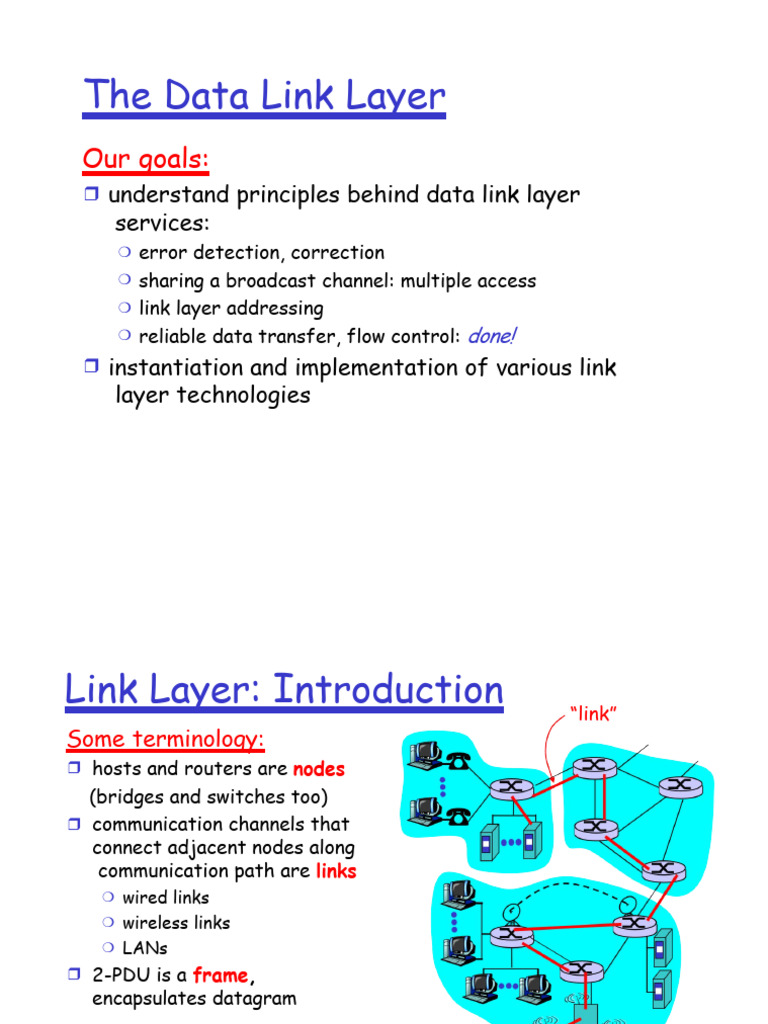 Understanding the Data Link Layer | PDF | Channel Access Method | Network Switch
