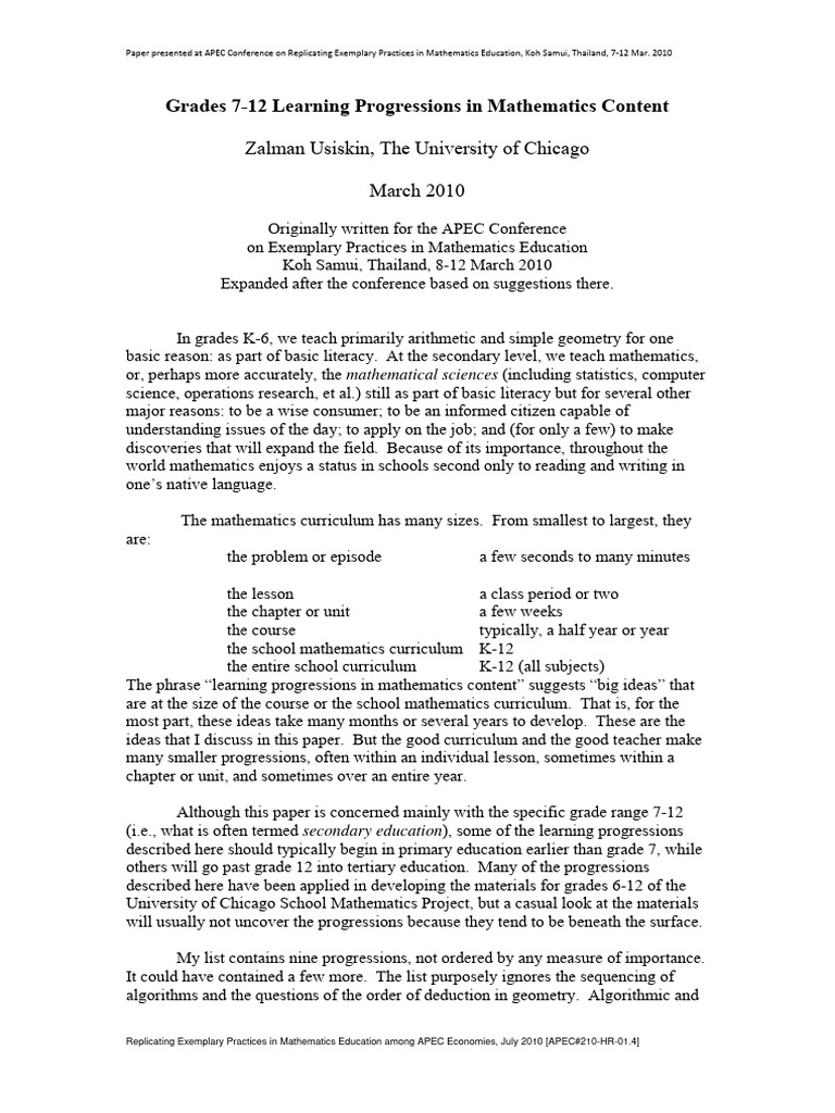 Unary Linear Equations in 7th Grade | PDF | Numbers | Rational Number