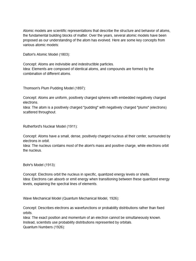 Atomic Structure | Download Free PDF | Quark | Hadron