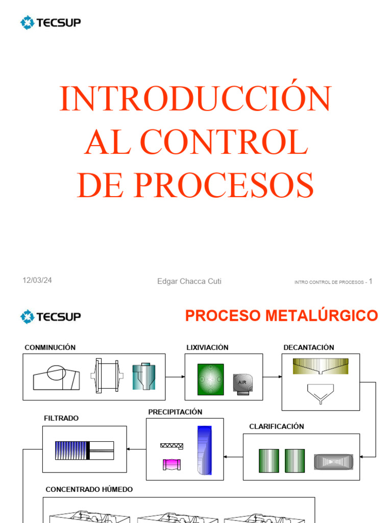 Introduccion Al Control de Procesos | PDF | Sistema de control | Ingeniería Informática