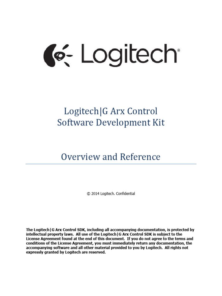 Logitech GArx Control | PDF | Html Element | Parameter (Computer Programming)