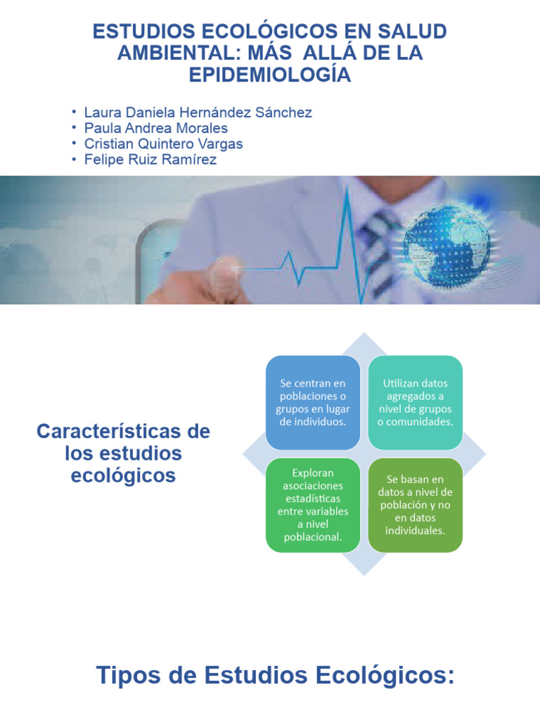 Estudios Ecológicos en Salud Ambiental | PDF | Epidemiología | Estadísticas