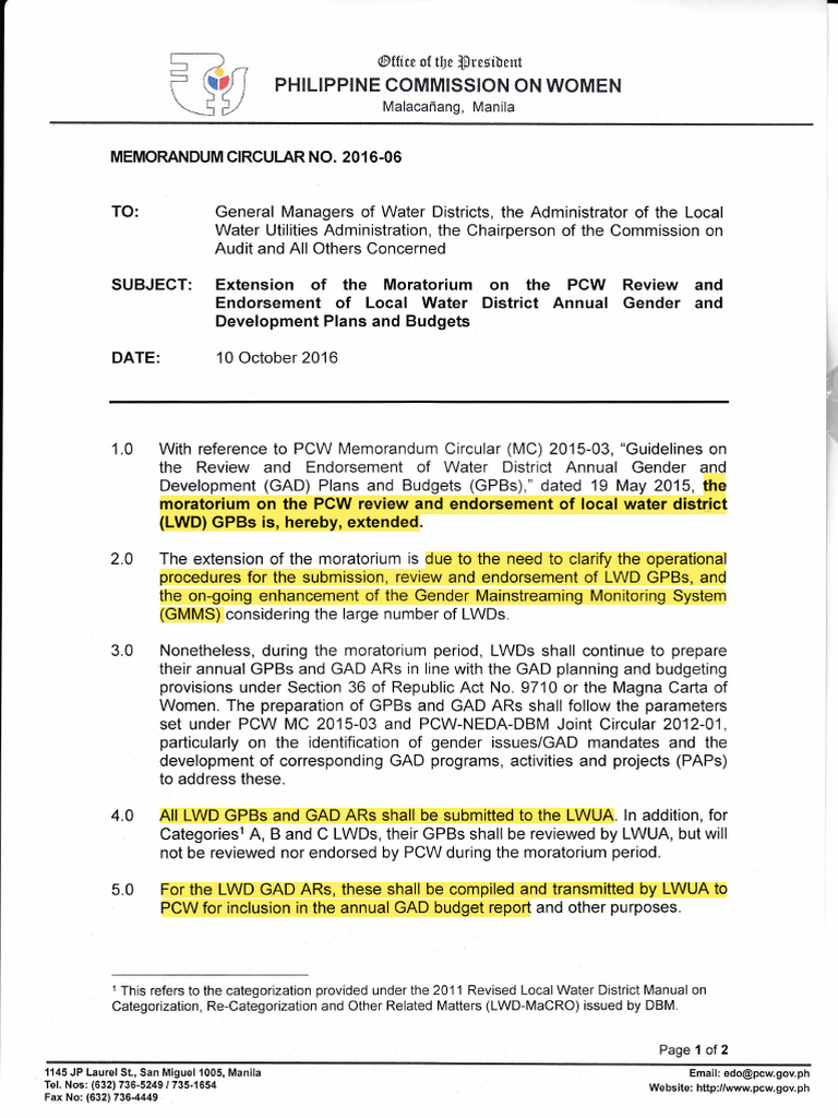 Of of On The: Extension Endorsement Review Gender | PDF | Government ...