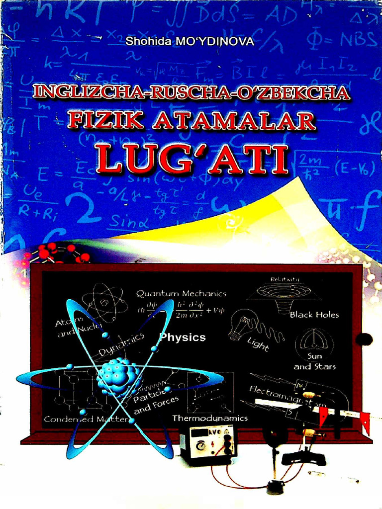 Ingilizcha-ruscha-o'Zdekcha Fizik Atamalar Lug'Ati Mo'Minova SH | PDF | Applied And ...
