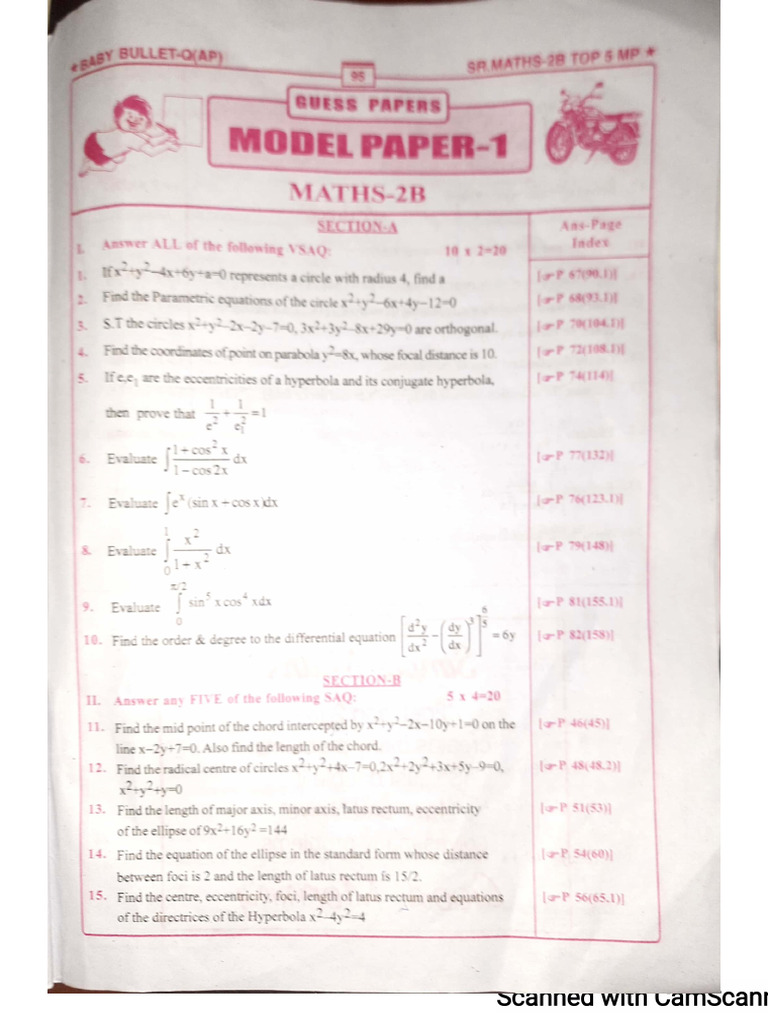 Maths2b (Modal Papers) | PDF