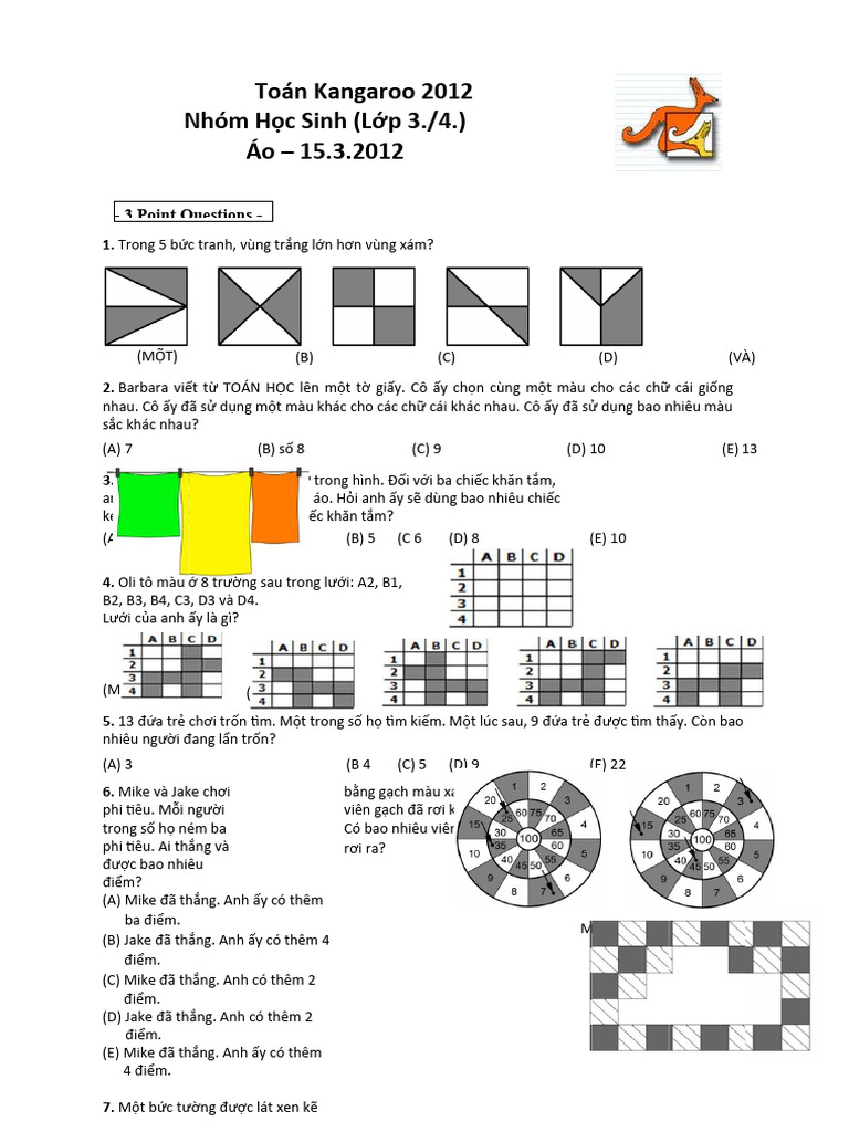 2012 - Ecolier - Tiếng Việt | PDF