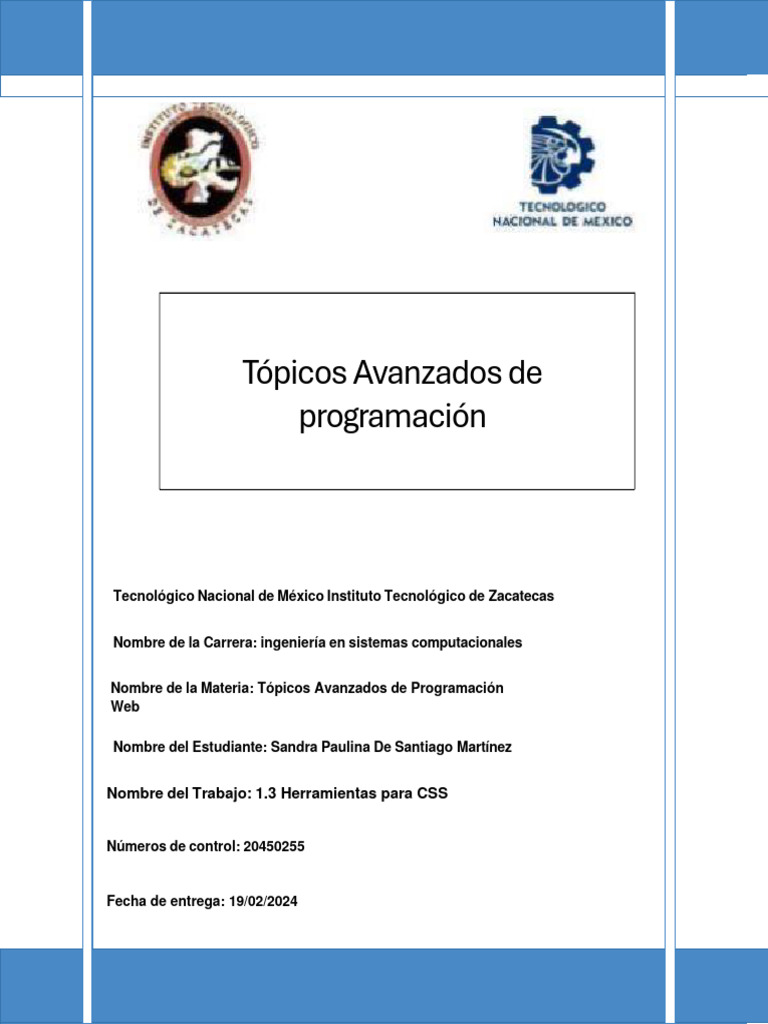 1.3 Herramientas para CSS | PDF | Script Java | Servidor web