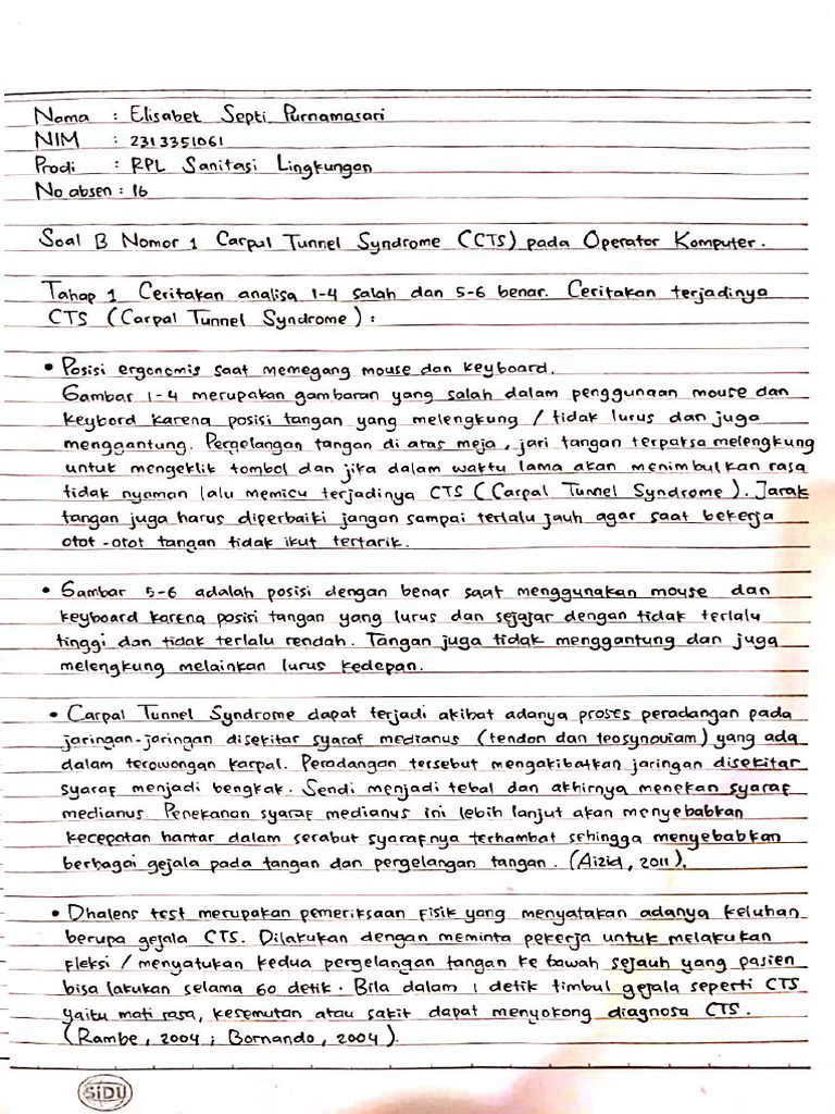 Uas K3 Ergonomi | PDF