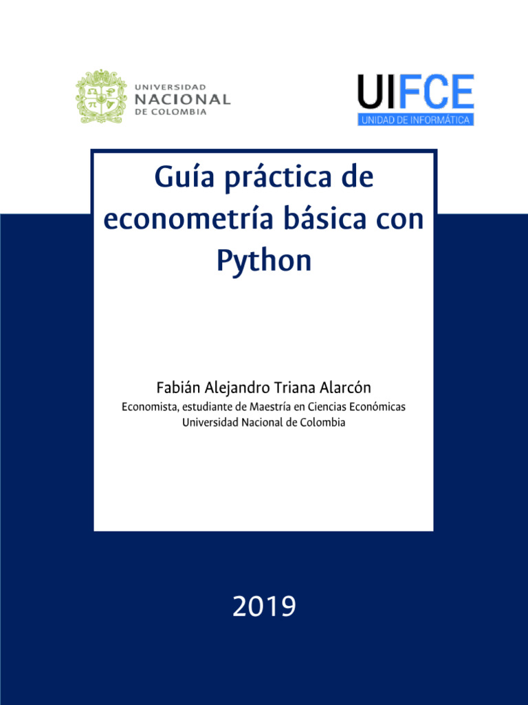 Econometria Con Python | PDF | Python (lenguaje de programación ...