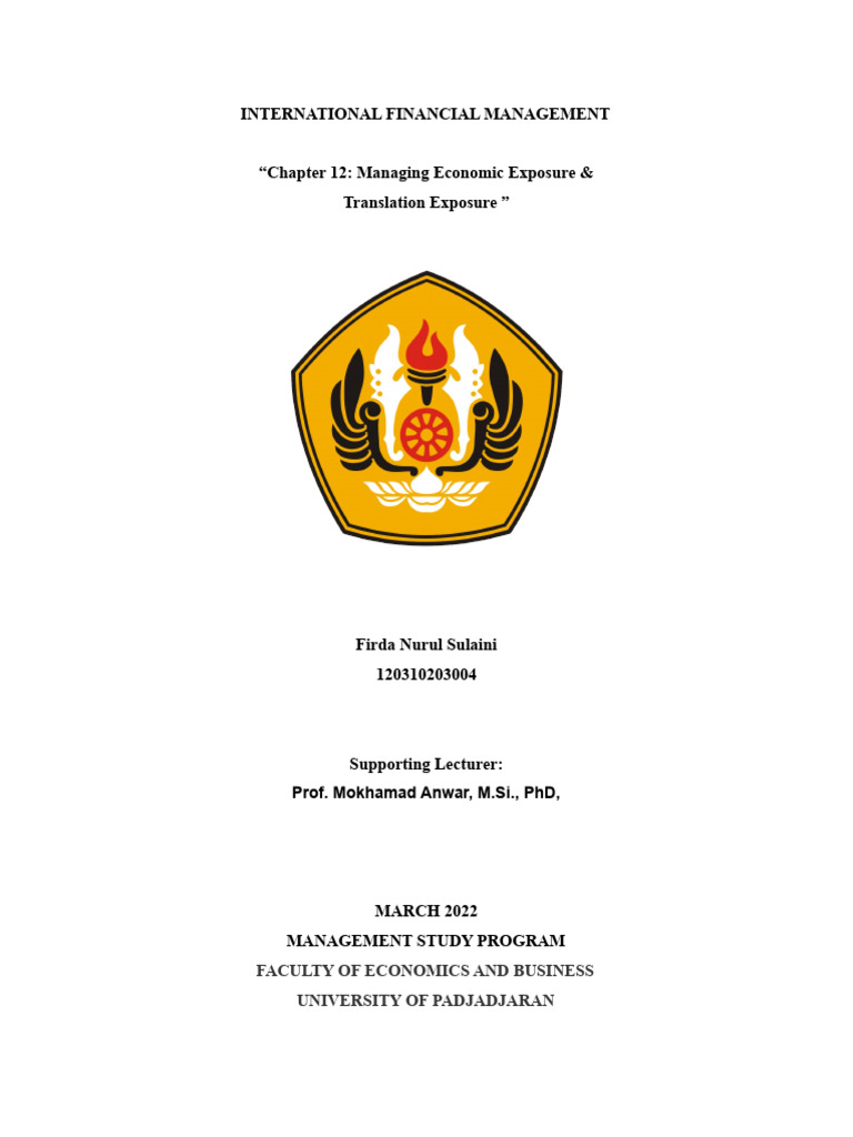 120310203004_MKI_CHAPTER 12 ASSIGNMENT | PDF | Currency Appreciation ... 120310203004_MKI_CHAPTER 12 ASSIGNMENT | PDF | Currency Appreciation ...