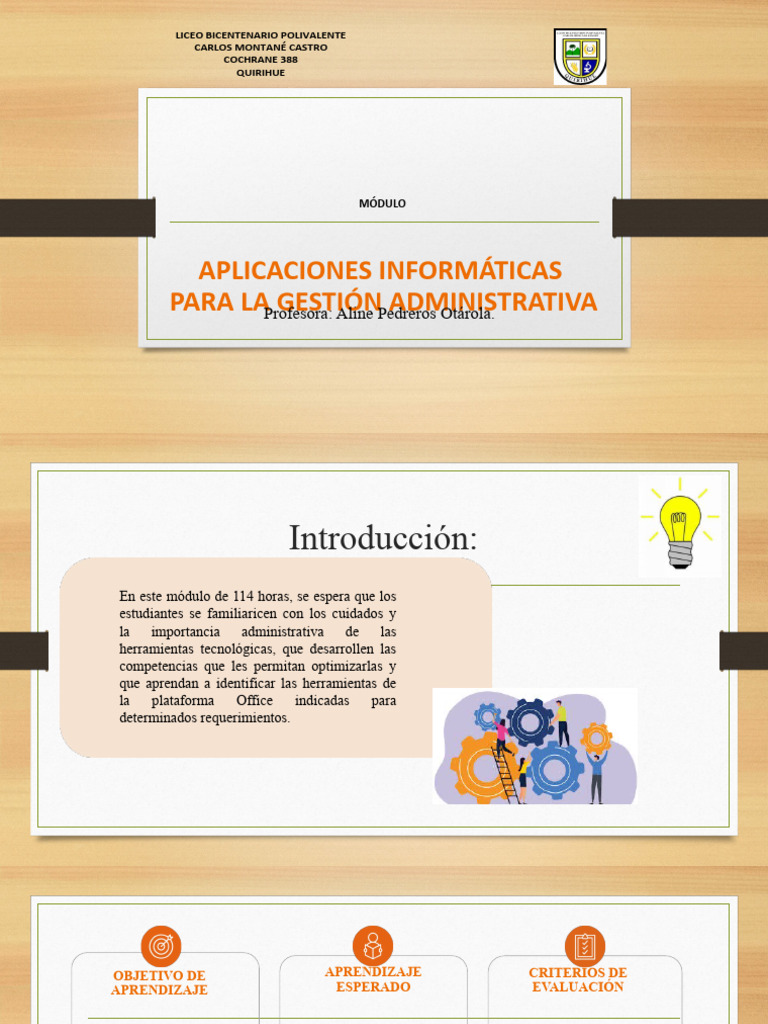 Aplicaciones Informáticas PPT Clase 1 | PDF | Hardware de la computadora | Sistema operativo