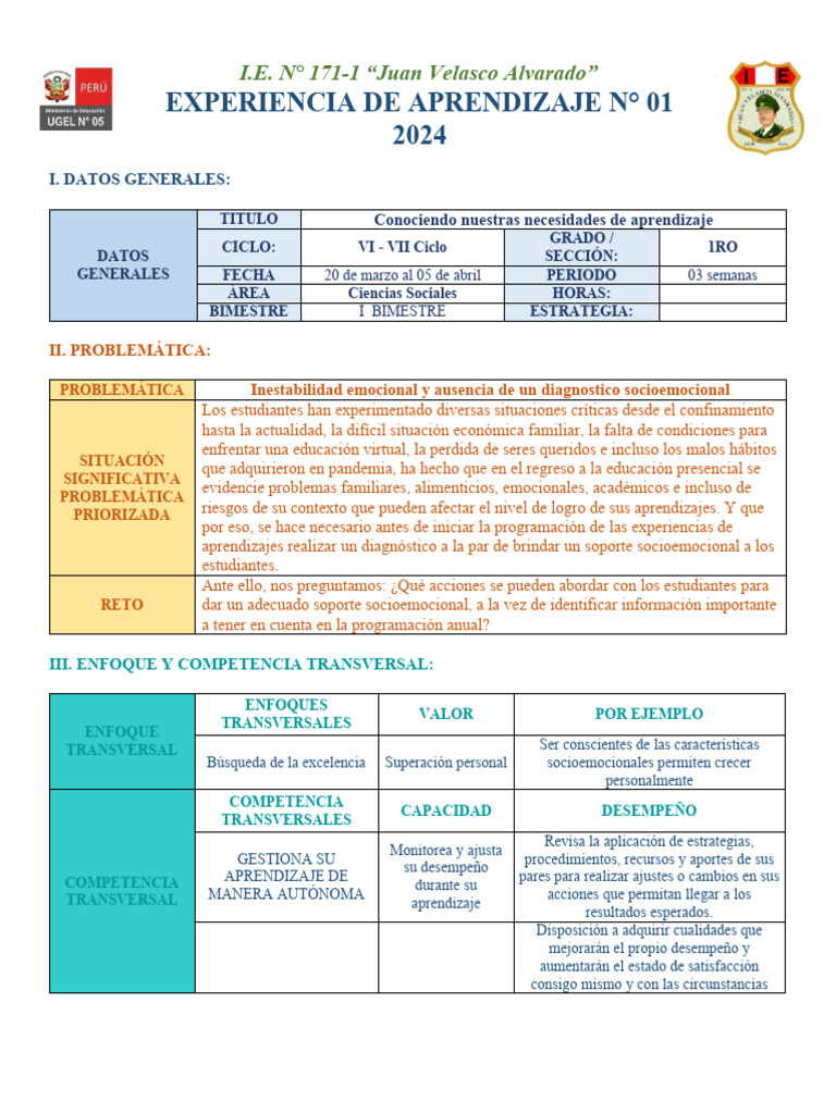 Modelo de Eda 2024 | PDF | Crecimiento personal y profesional