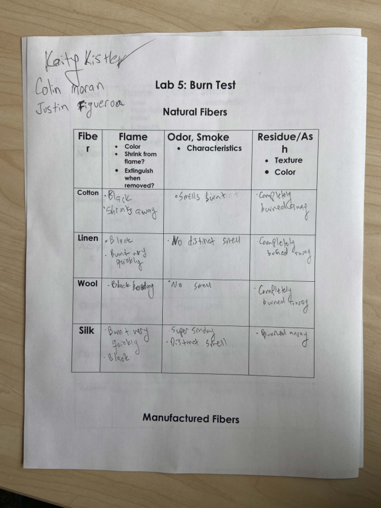 Burn Test | PDF