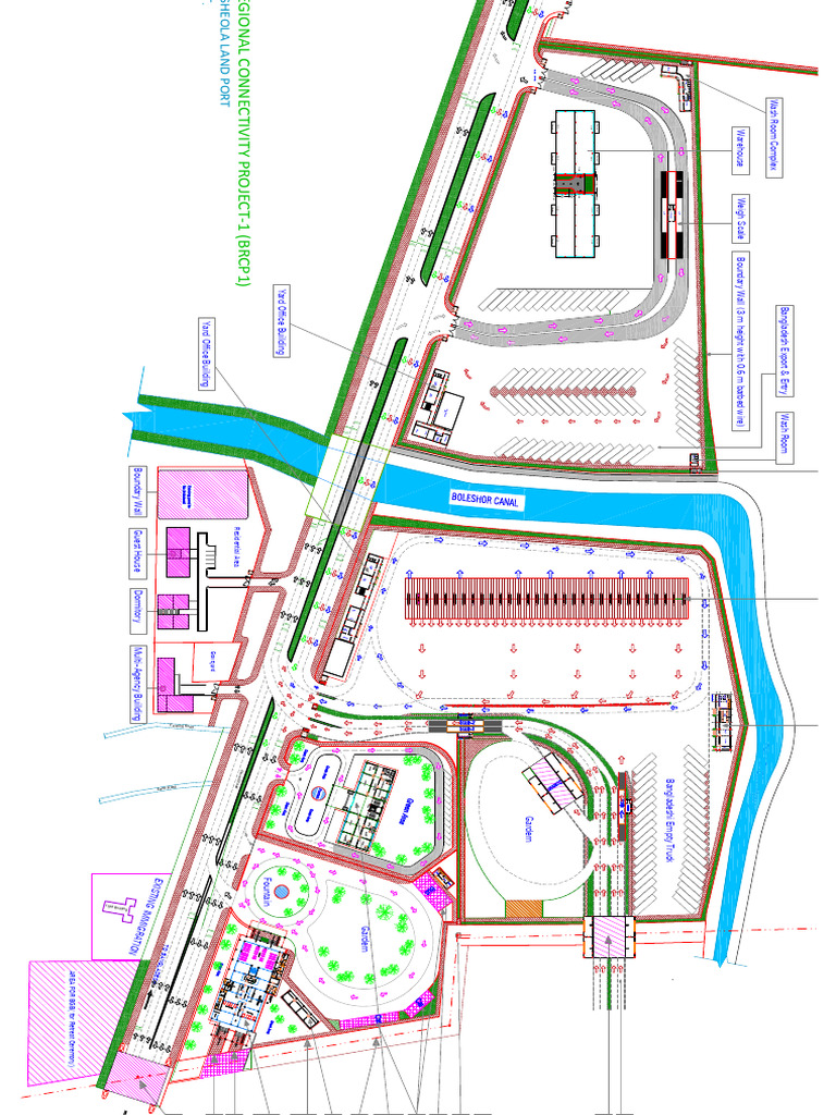 Master Plan of Sheola Land Port | PDF | Waste Management | Toilet