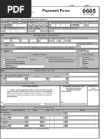 Bir Form 0605 | PDF | Withholding Tax | Taxpayer