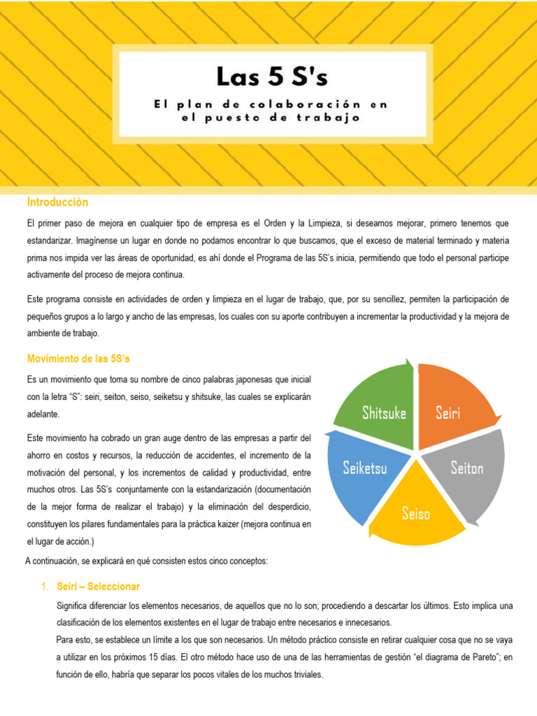 El Sistema de Las 5 S | PDF | Business