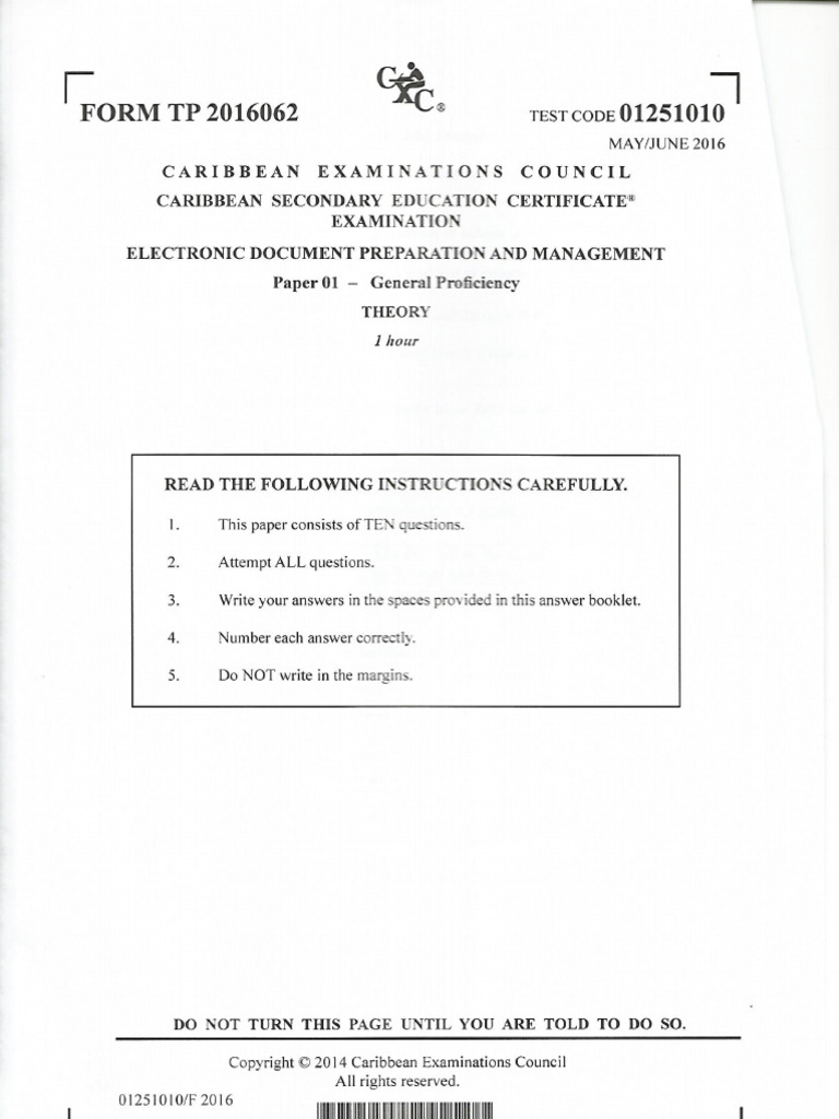 Edpm Theory 2016 | PDF