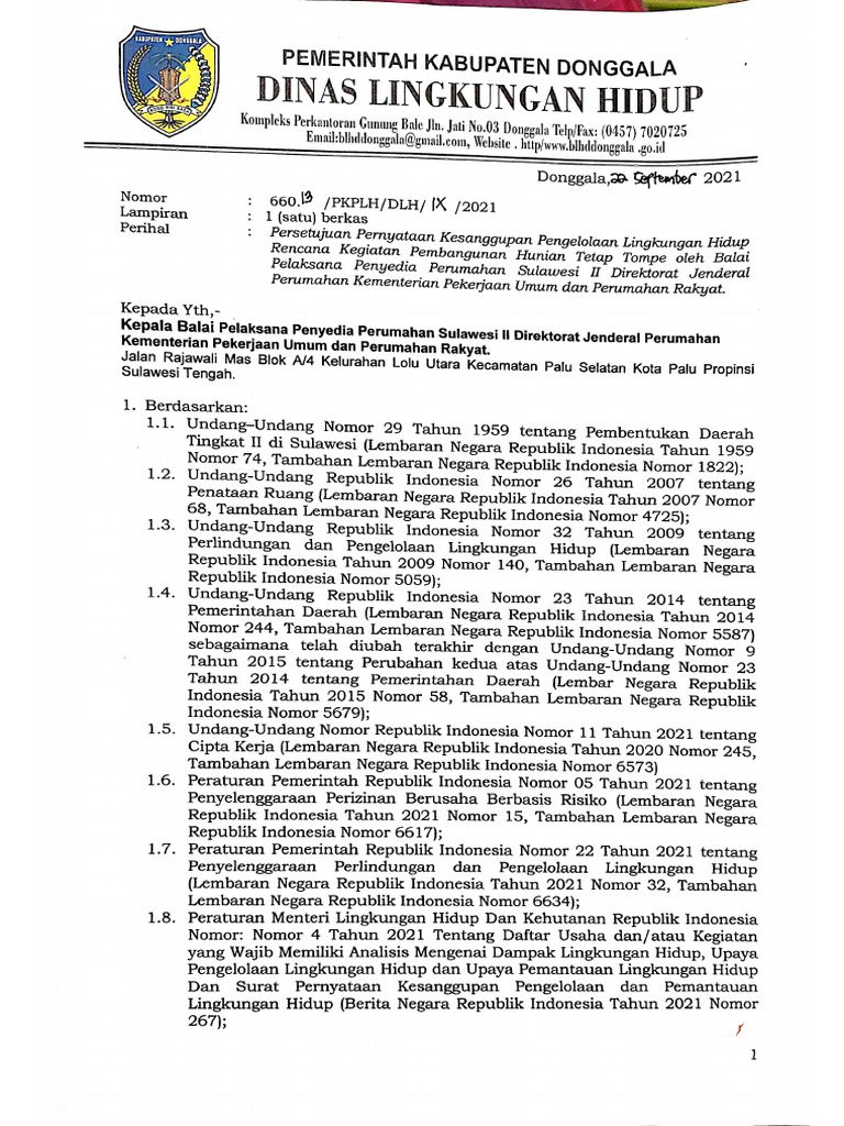 PKPLH Huntap Tompe | PDF