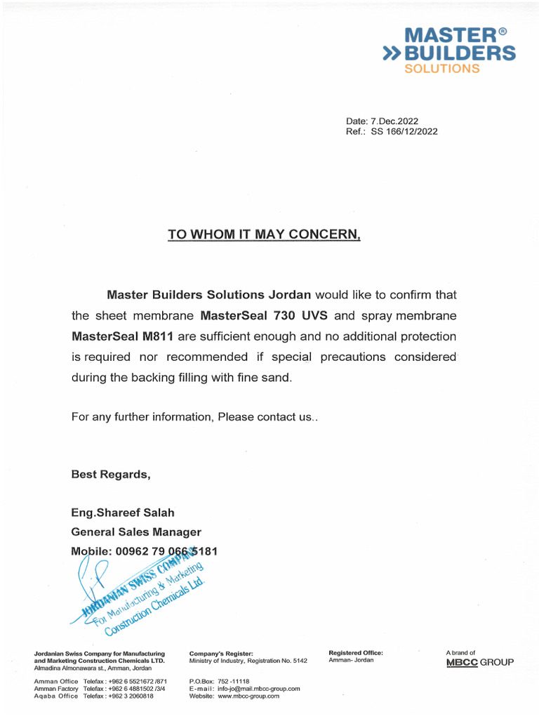 Statement MBCC | PDF