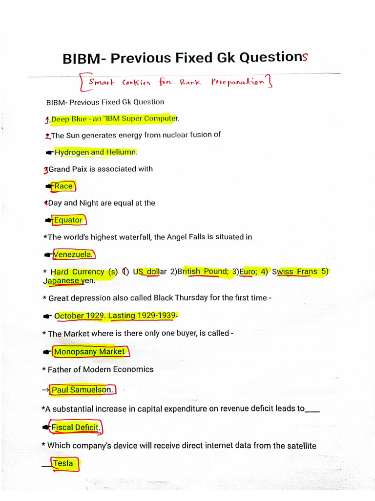 BiBM Fixed GK Abdul Wadud | PDF