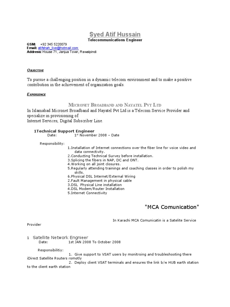Atif Resume | PDF | Computers