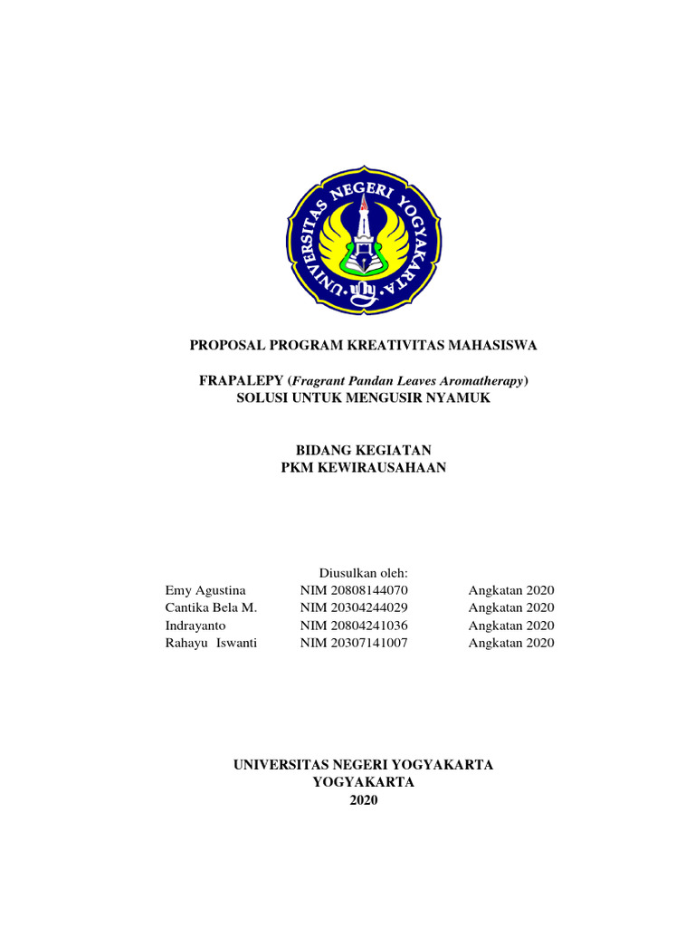 Proposal PKMK RT 09 | PDF