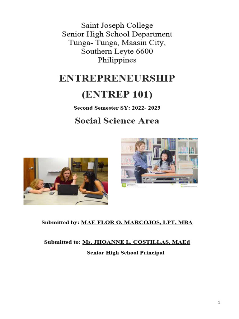 Entrep Module 1 | PDF