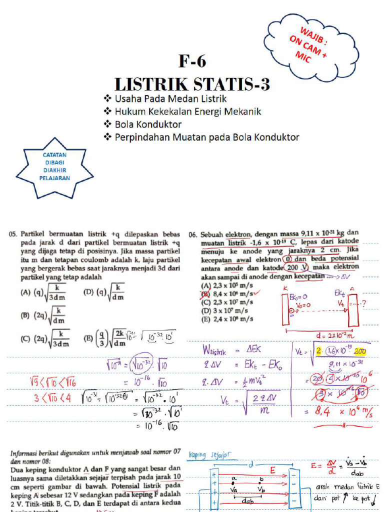 ESA 101 Bahas Soal F6 | PDF