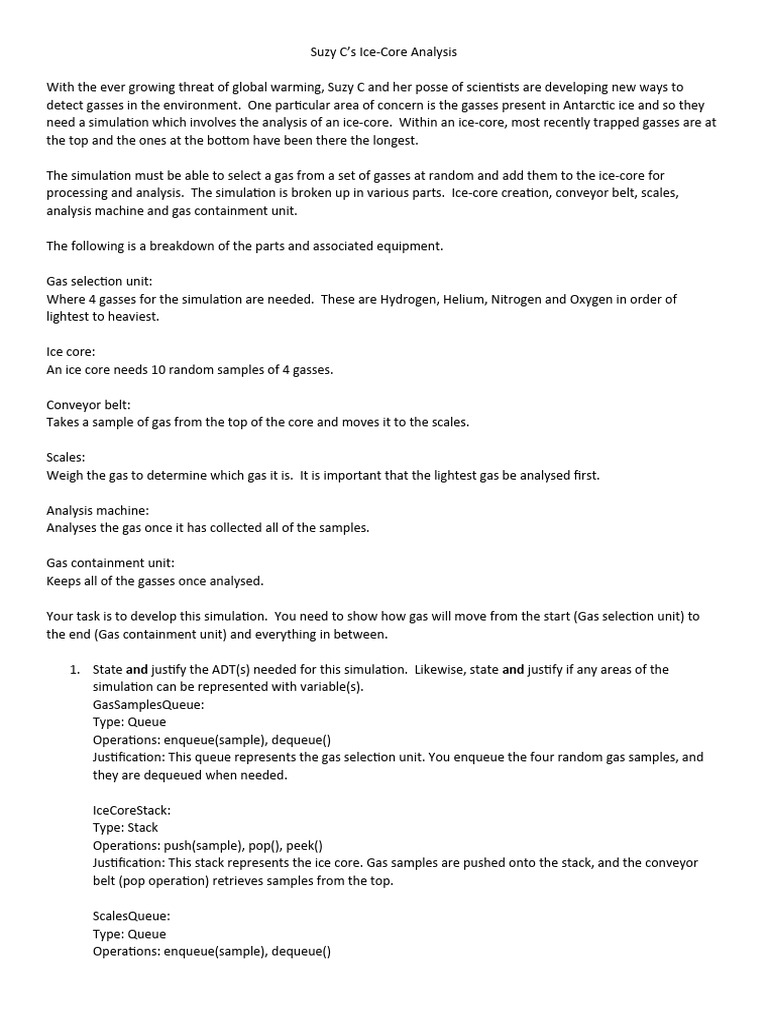 For 2024 Ice Core Analysis | PDF