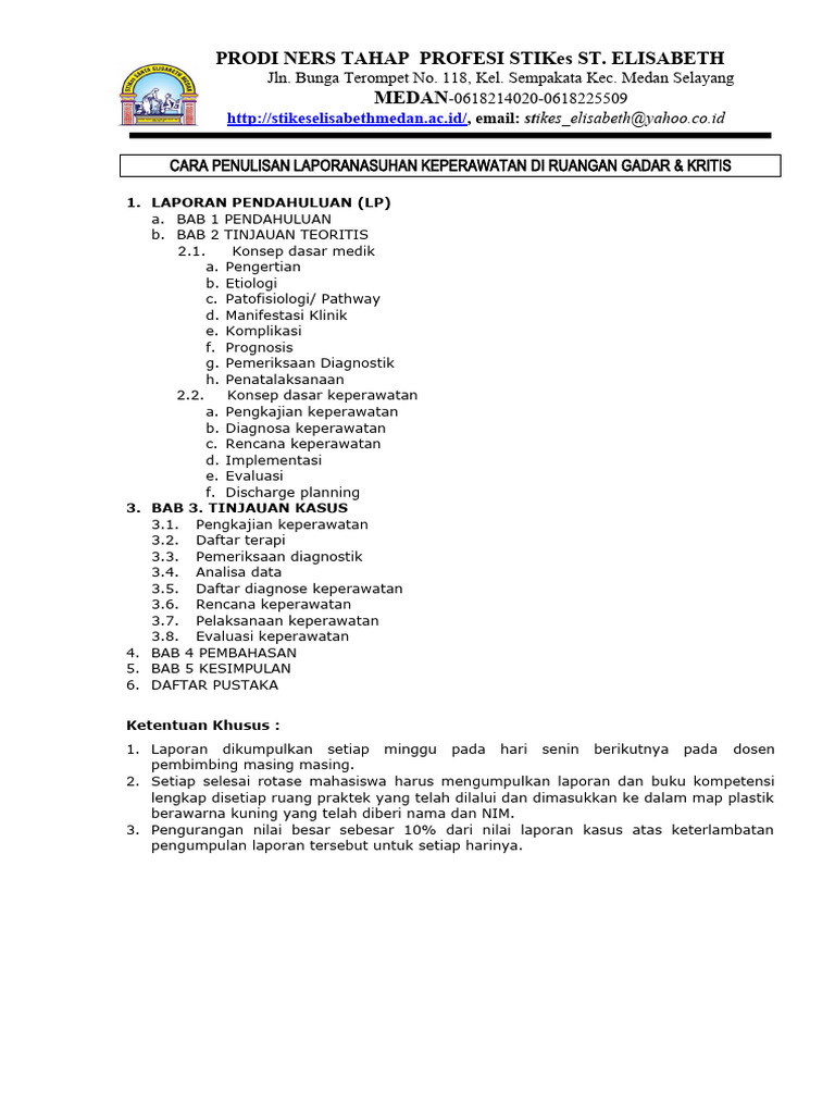 Format Pengkajian Gadar & Kritis | PDF