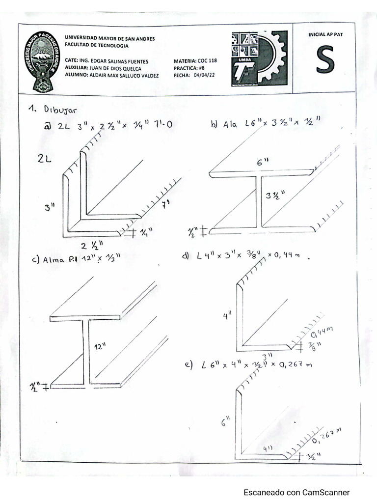 Practica 8 Umsa | PDF